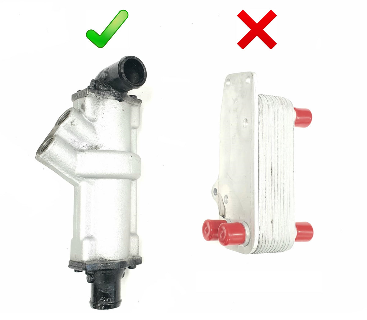 Rover 45 V6 / ZS180 & early Rover 75 / MG ZT KV6 Oil Cooler Hoses - PB ...