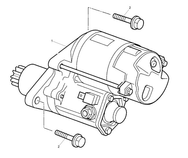 Rover 825 Automatic 2.5 KV6 Starter Motor - NAD100730 - Denso ...