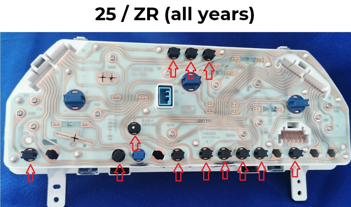 LLB286 Bulb for Rover 25 45 MG ZR ZS F TF Speedo / Instrument Cluster ...