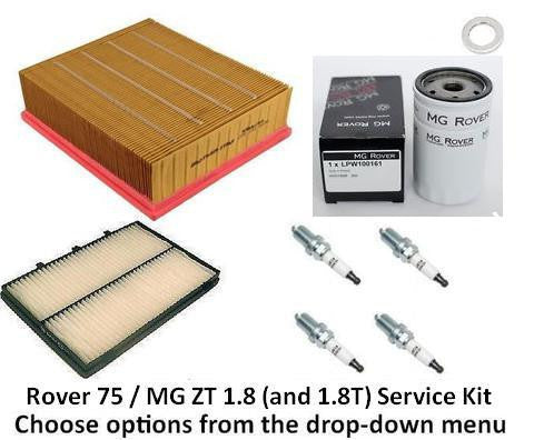 Rover 75 / MG ZT Service Kit - 1.8 / 1.8T – Discount MG Rover Spares ...