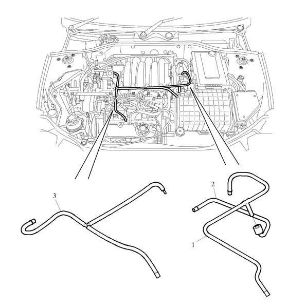 KV6 9mm (Small) Breather Pipe Assembly - LLH102820 - (45 / 75 / ZS / Z ...
